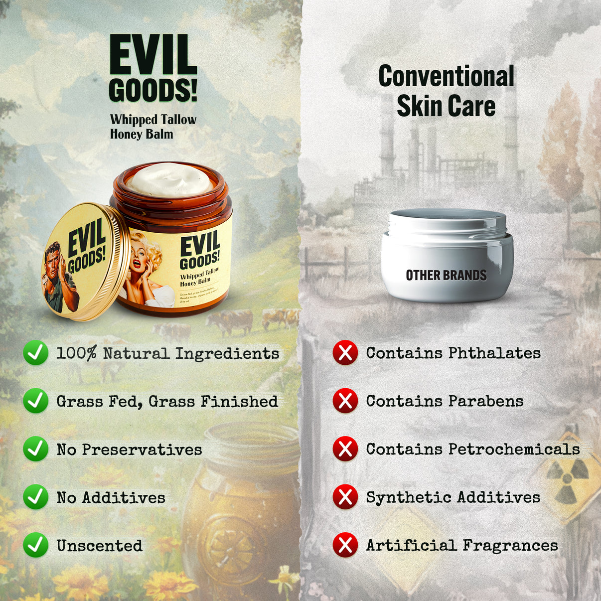 Evil Goods – World's BEST Beef Tallow Balm