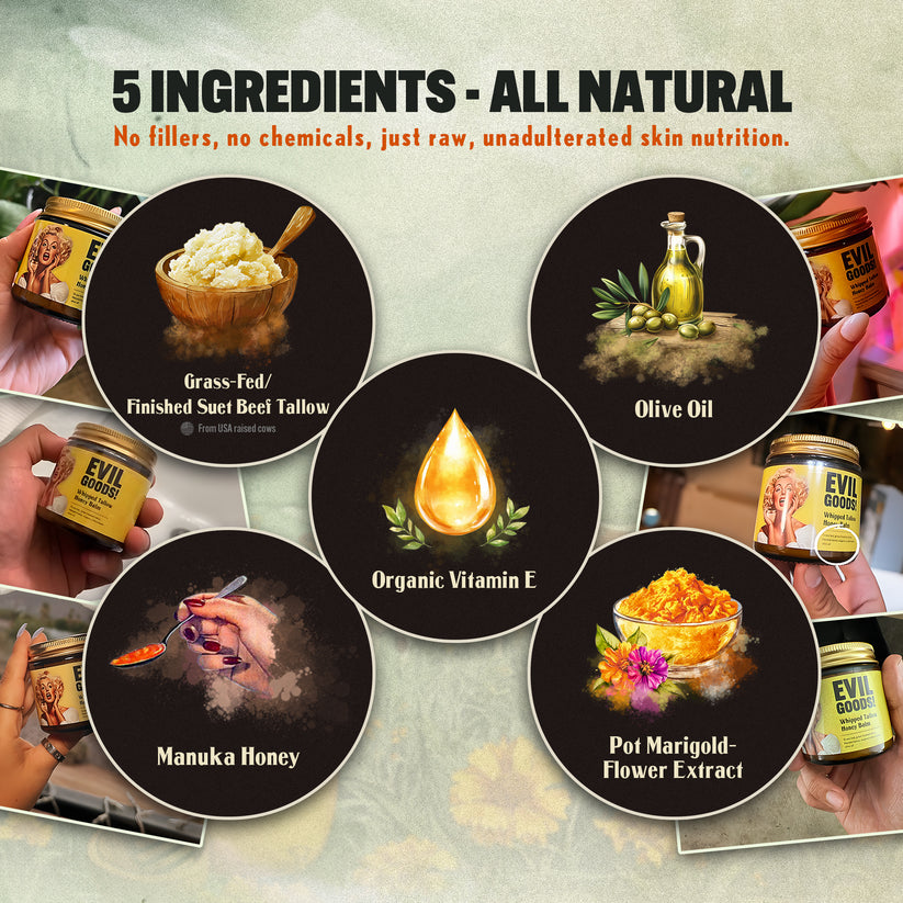 Evil Goods – World's BEST Beef Tallow Balm
